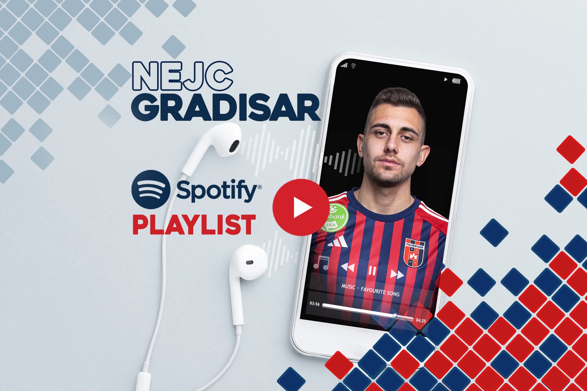 Ismerd meg Nejc Gradisar kedvenc zenéit! | Fehérvár FC